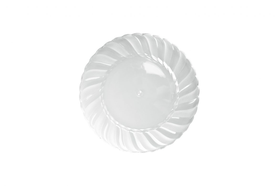 260mm Heavy Duty Clear Dinner Plate - Partyware Pty Ltd